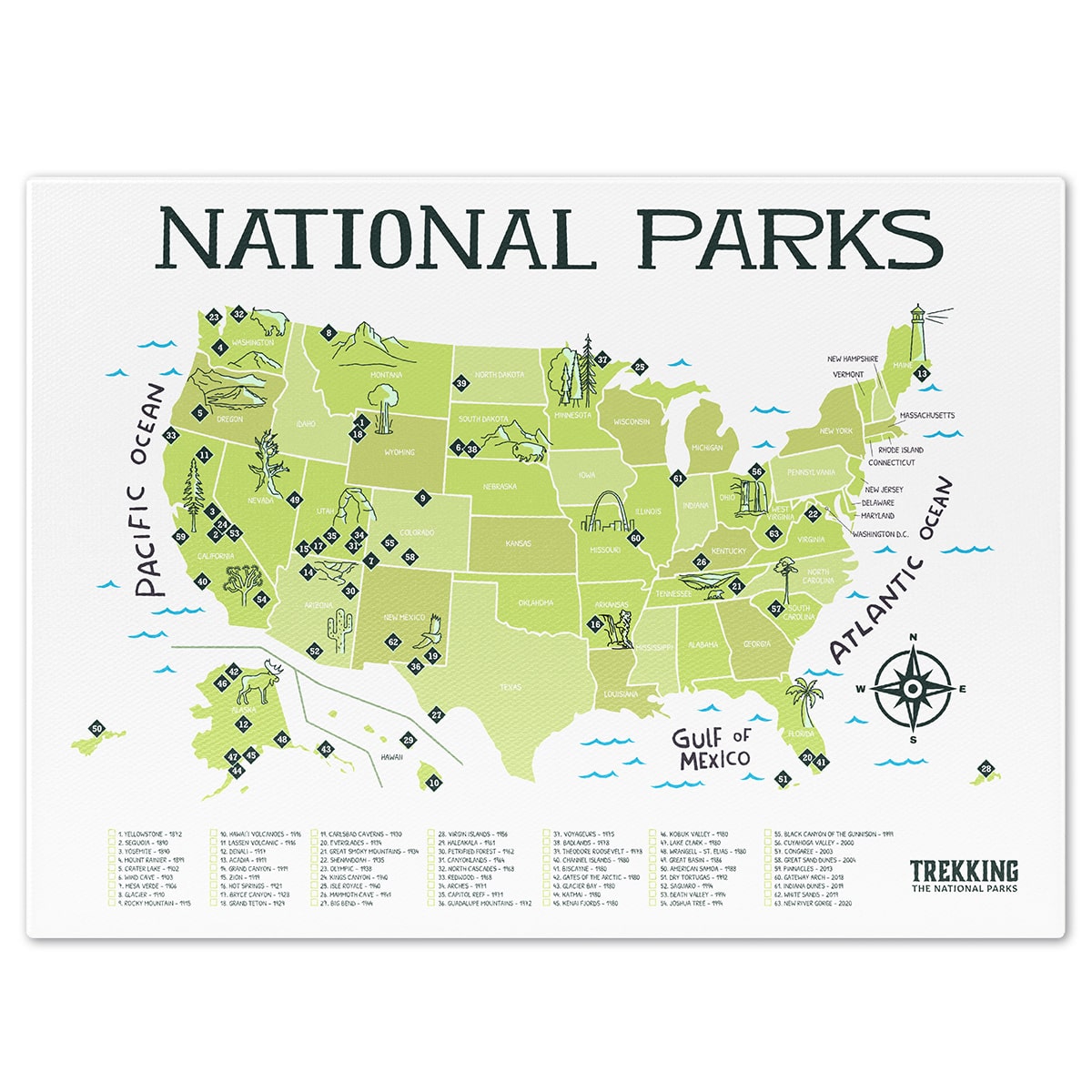 Track Your Adventure Across America's Natural Wonders