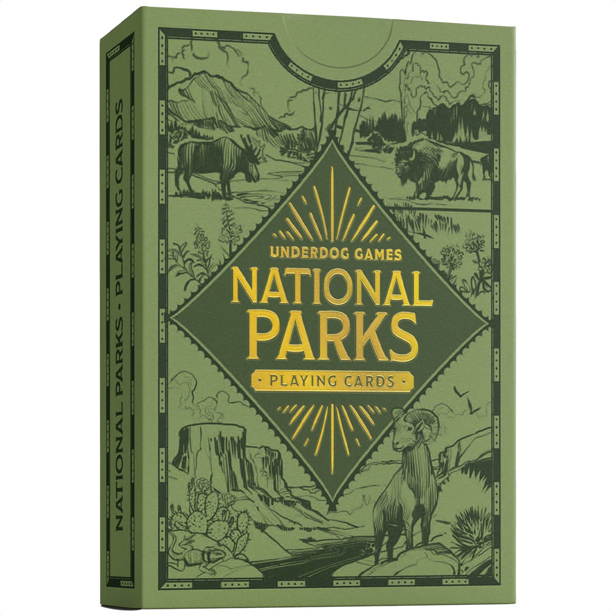 National Parks Playing Cards - 48 Custom Illustrations