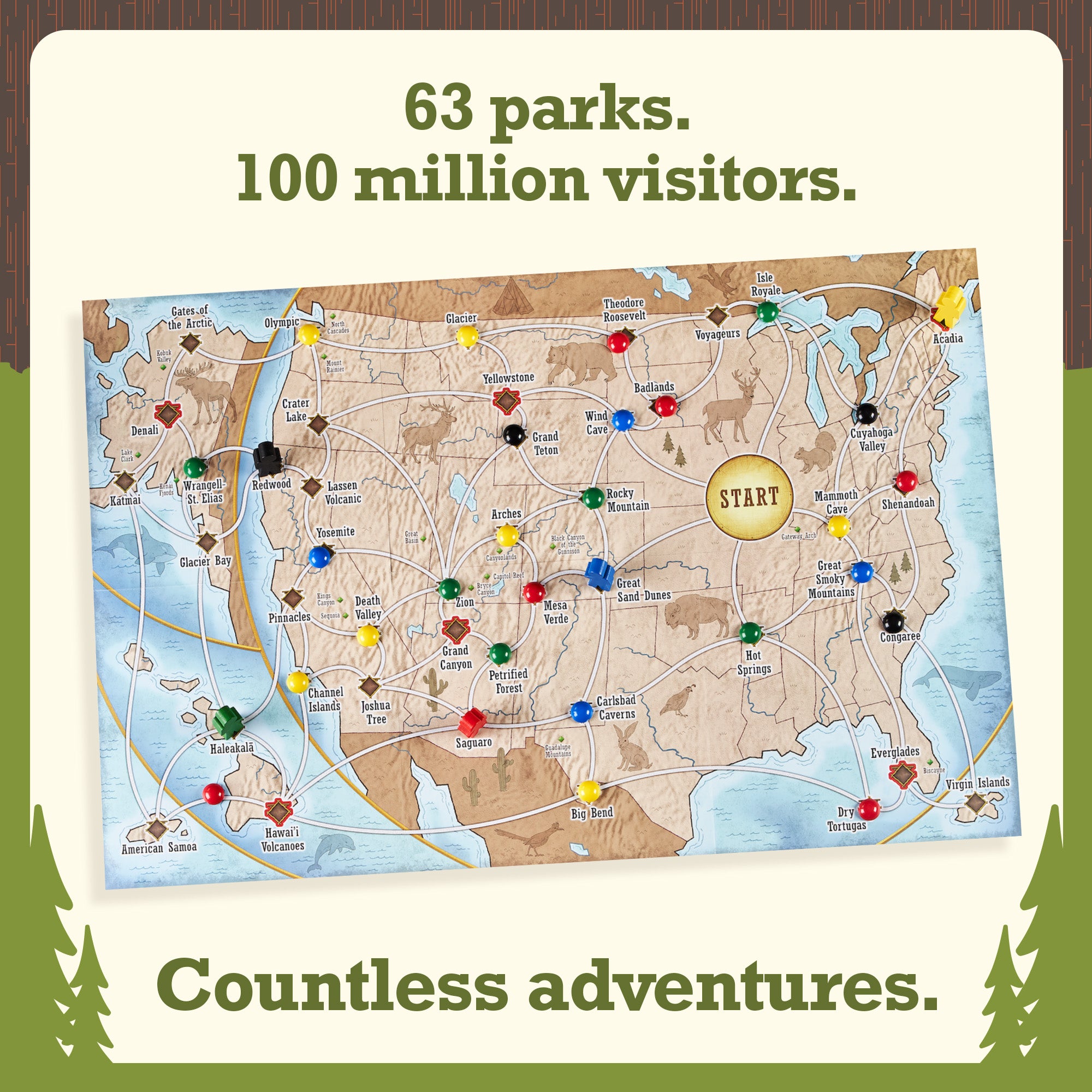 Trekking the National Parks is the Perfect Family Board Game