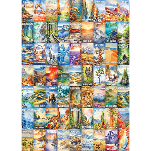 The National Parks 1000 Piece Jigsaw Puzzle