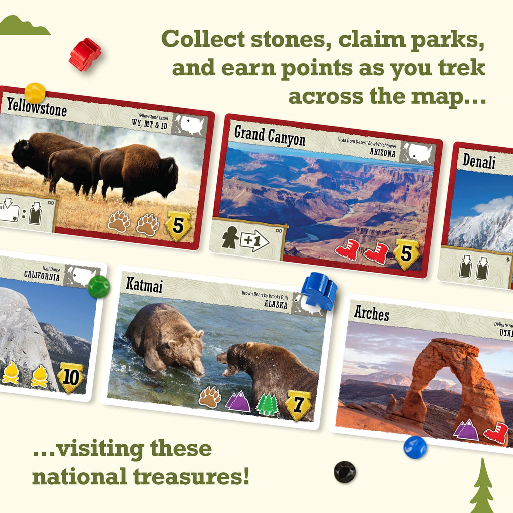 Trekking the National Parks is the Perfect Family Board Game